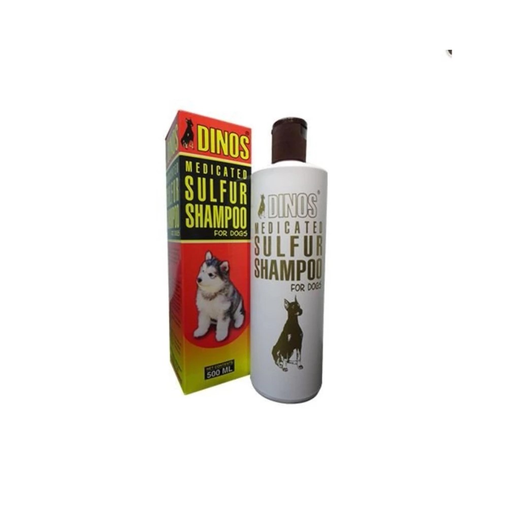 Dinos Medicated Sulfur Shampoo For Dog - 500ml | Shopee Malaysia