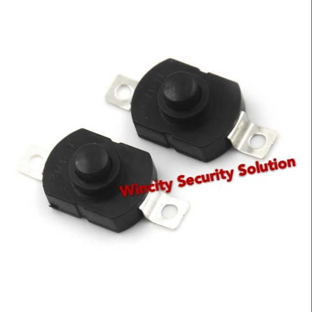 WSS (1pcs)Mini Push-ON / Push-OFF Button Self Locking Switch DIY [Suis ...