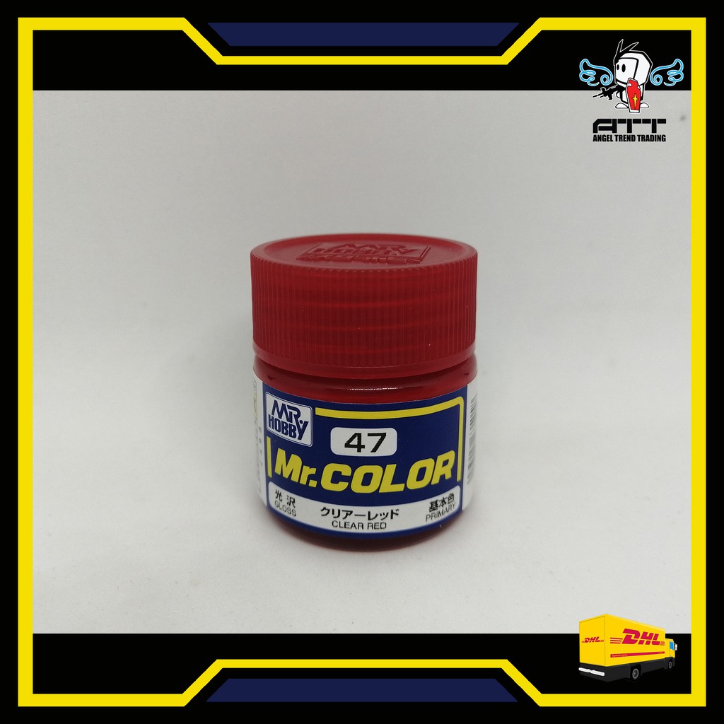 MR.COLOR 47 CLEAR RED 10ML (Gunpla Gundam Paint Model Kit Tools Resin ...