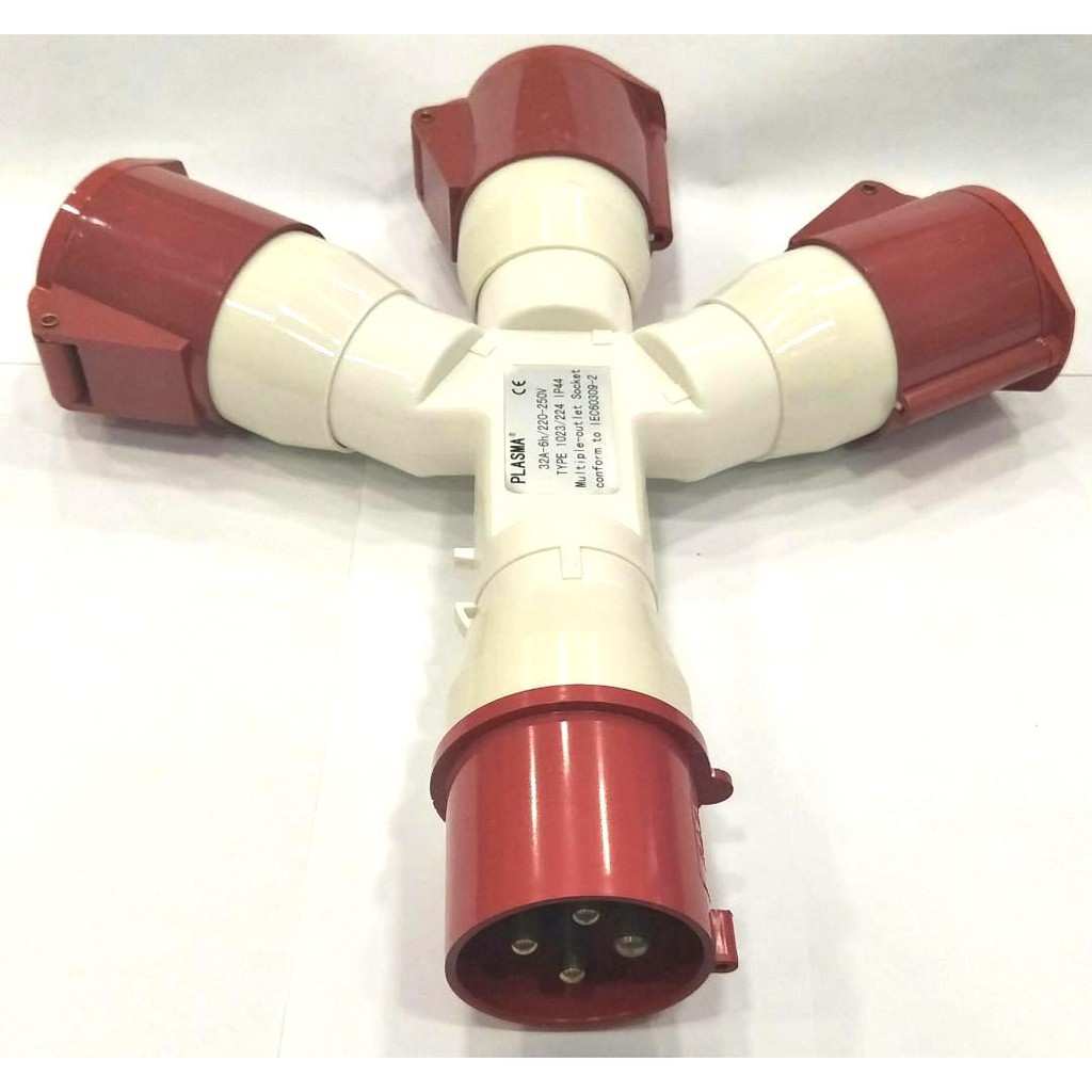 Plasma IP44 32A 3way 415V Industrial Multi Socket | Shopee Malaysia