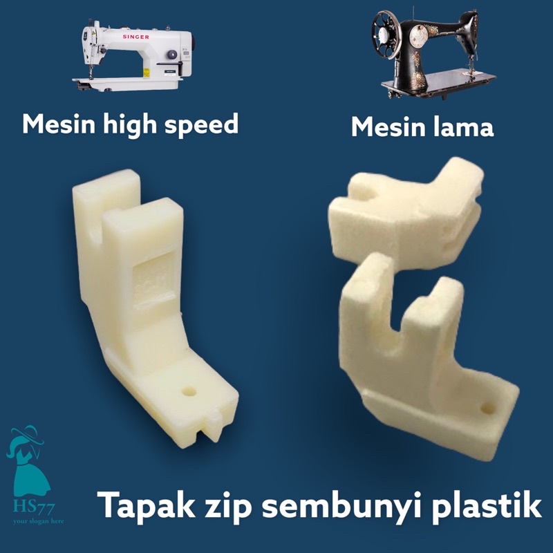 [ Mesin lama/ industry ] Tapak plastik zip sembunyi/ tapak plastik zip ...