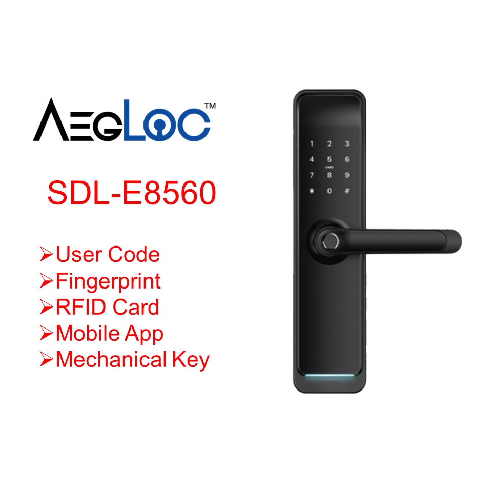 AegLoc SDL-E8560 Smart Digital Door Lock/Smart Digital Lock | Shopee ...