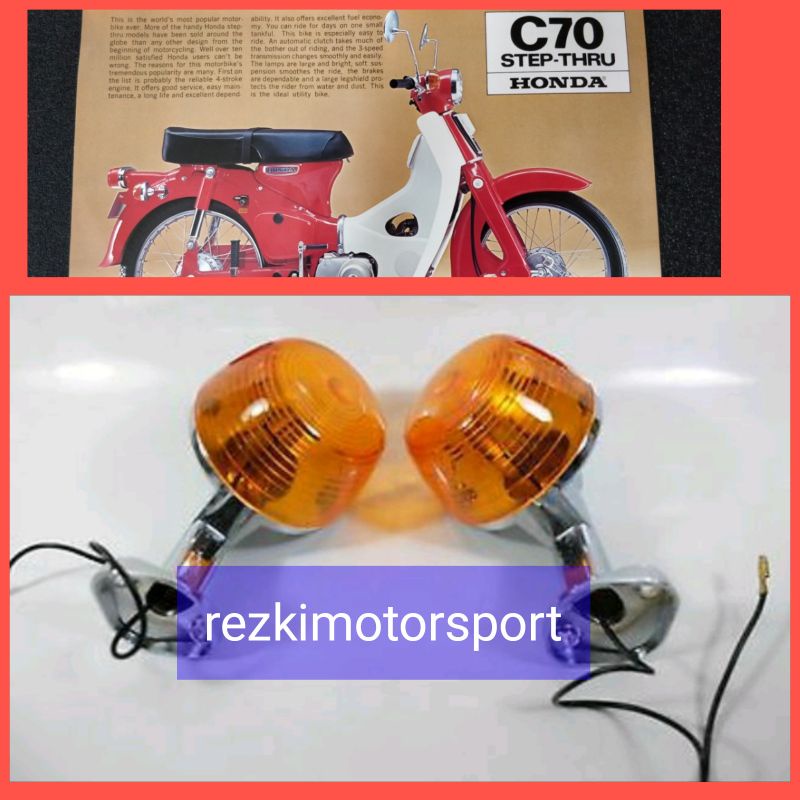 Honda bulat signal Oren set belakang kiri kanan wayar 🔥🔥🔥 ...