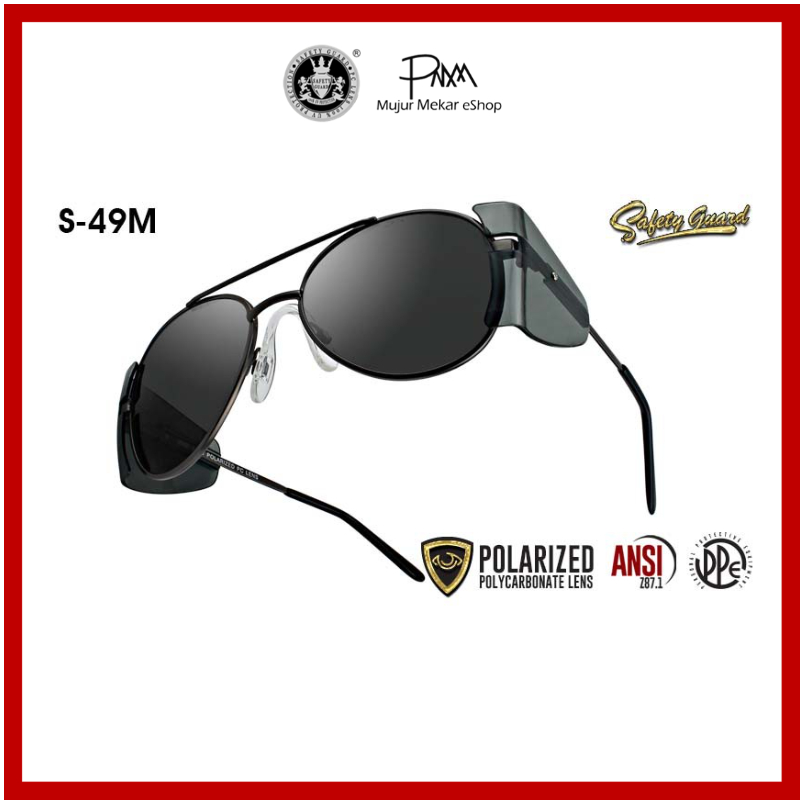 SAFETY GUARD SAFETY GLASSES POLARIZED/ EYE PROTECTION (S-49 PLR) - 100% ...