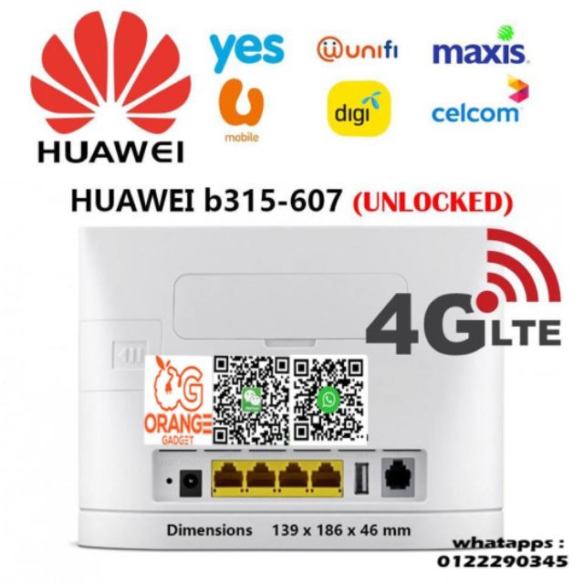 Huawei B315 simcard modem | Shopee Malaysia