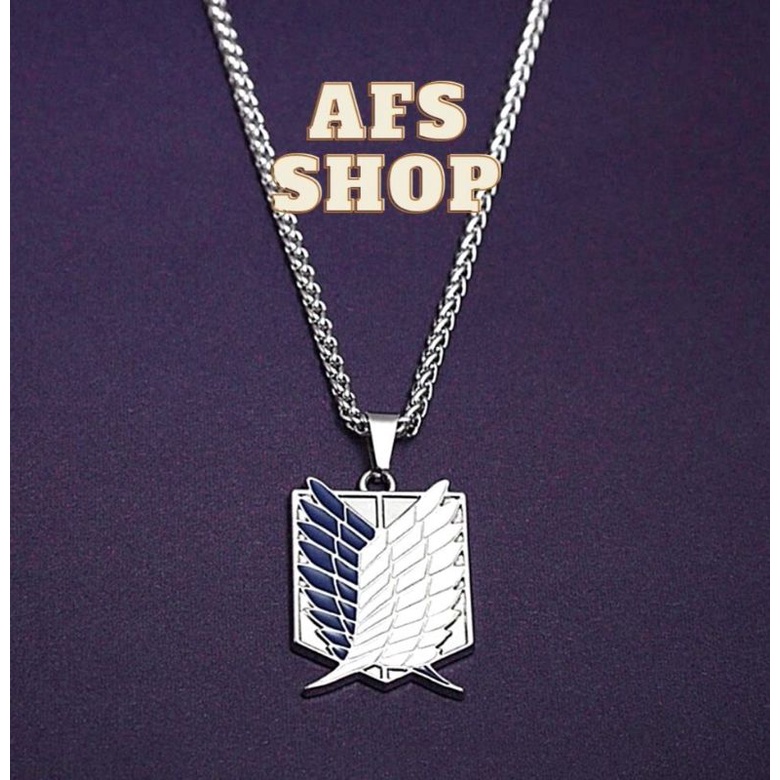 [READY STORE]Attack on titan necklace Anime peripherals 进击巨人项链 动漫周边 ...