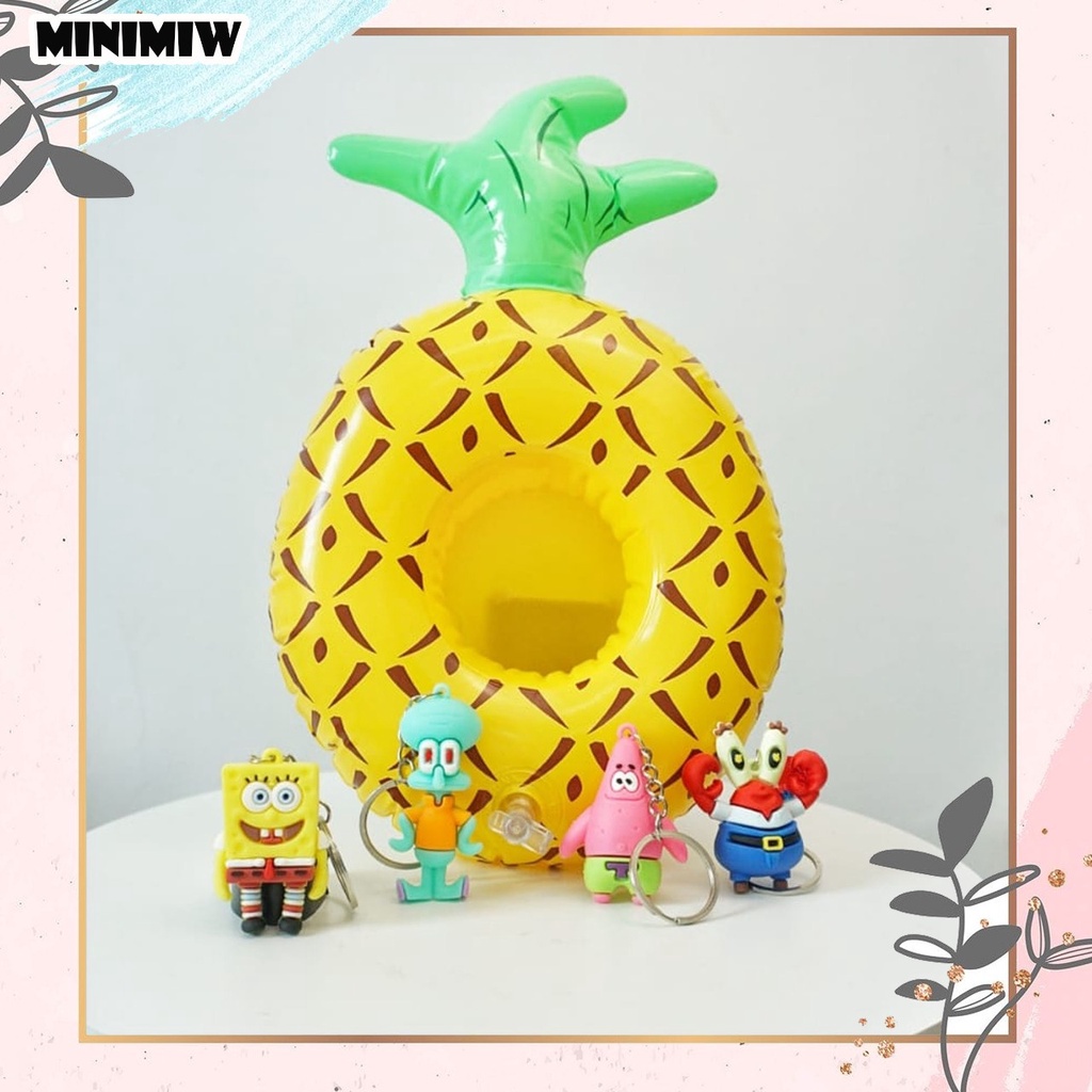 GANTUNGAN SPONGEBOB PATRICK KEYCHAIN MR TUAN KRAB SQUIDWARD KEY CHAIN ...