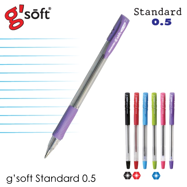 GSOFT STANDARD Gel Ball Pen 0.5 MM | Shopee Malaysia