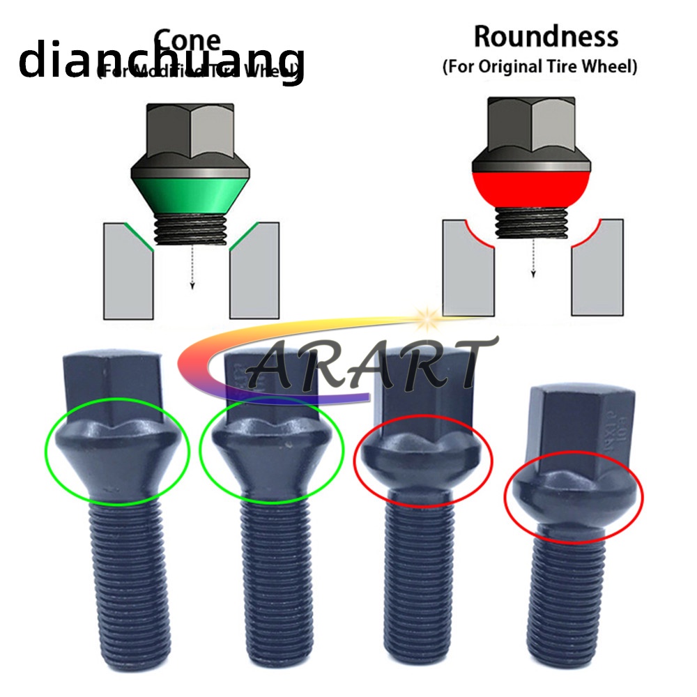 M14x1.5 Black Car Tire Wheel Locking Lug Bolt Nut Steel For BMW X3 X5 E70 E71 F20 F25 X5 X6 For ...