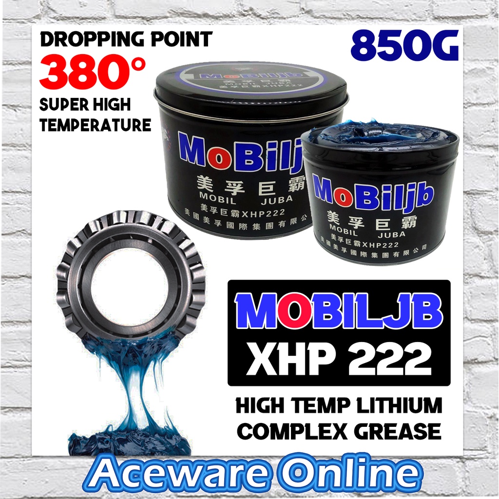 XHP 222 MOBILJB Blue Lithium Complex Grease Multi Purpose Grease Heavy ...