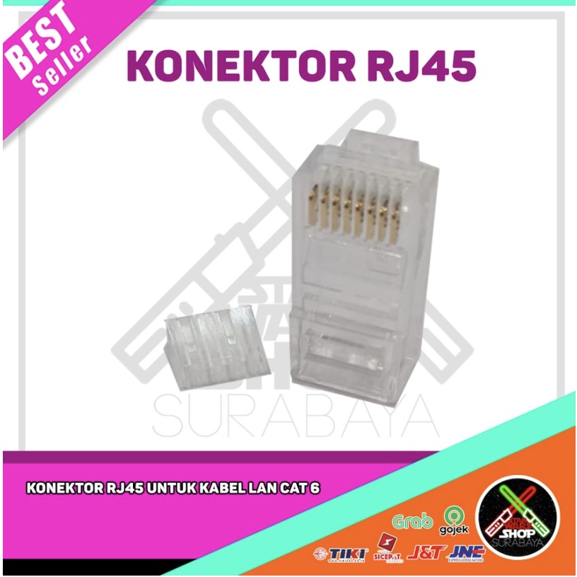 Rj45 RJ45 D-Link Connector For Cat 6. LAN Cable | Shopee Malaysia