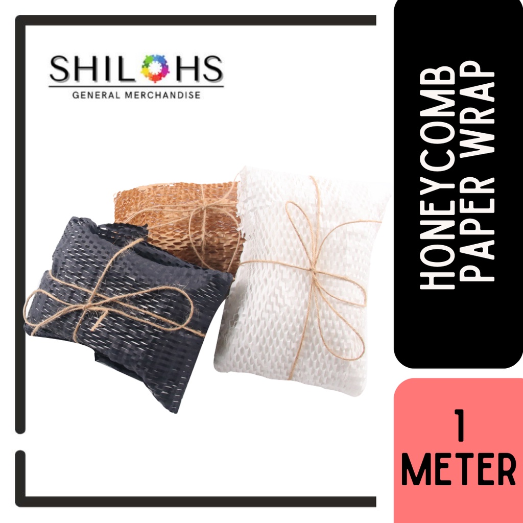 1meter Kraft /White/Black/Red Honeycomb Wrap Paper packaging |Eco ...