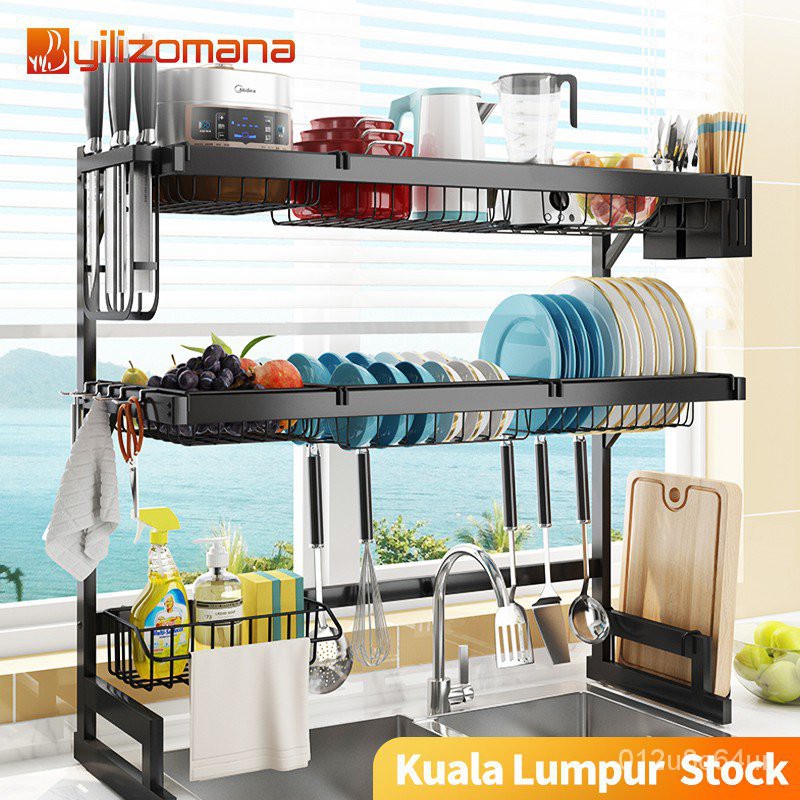 【READY STOCK)】Available Rak Pinggan Mangkuk Rak Dapur Dish Dack ...
