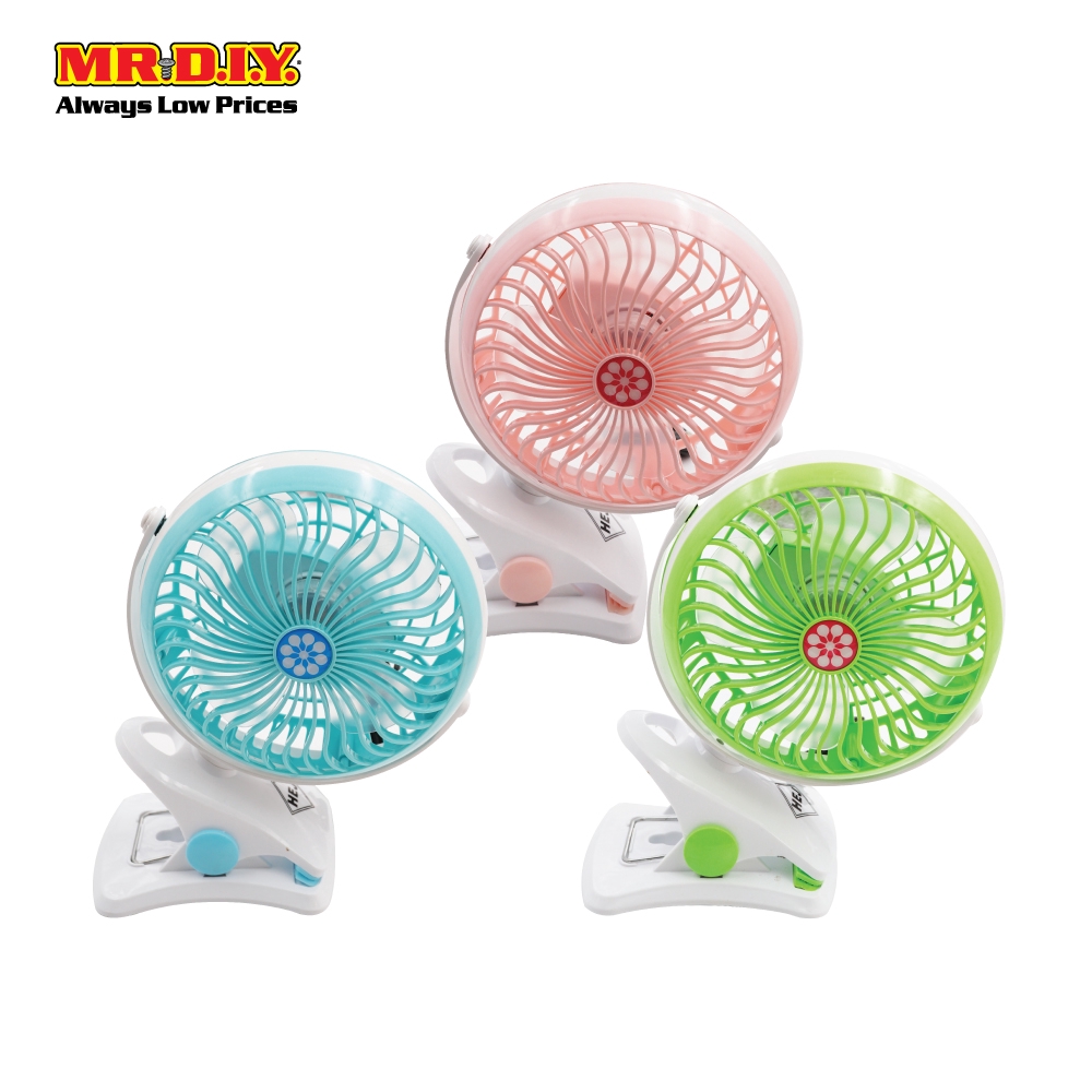 HEJ Portable Small USB Fan Clip (18cm) | Shopee Malaysia