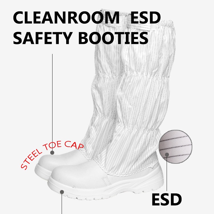 Cleanroom ESD Safety Booties with Steel Toe Cap, ESD Sole | Shopee Malaysia