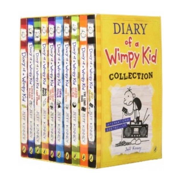 Diary of A Wimpy Kid Collection 10 Books Box Set Titles | Shopee Malaysia