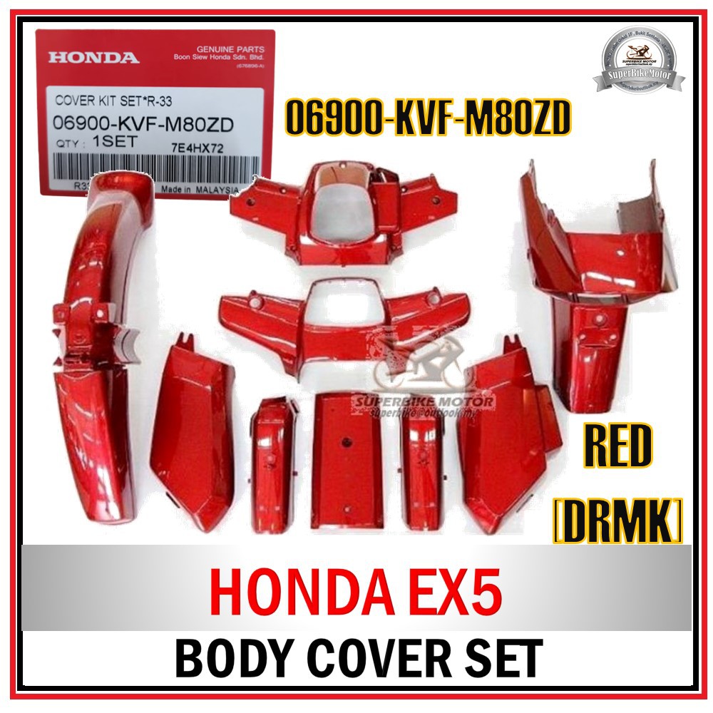 HONDA EX5 - 100% Original HONDA Body Cover Set | Shopee Malaysia