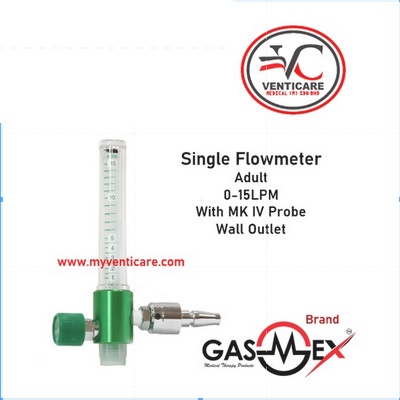SINGLE OXYGEN FLOWMETER ADULT 0-15LPM LIGHTWEIGHT | Shopee Malaysia