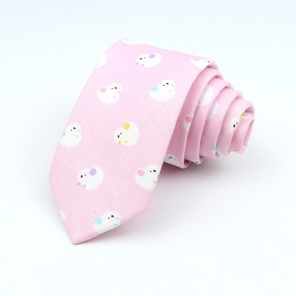 ZONFAZ Cute Colourful Cartoon Neckties For Men Women Skinny Cotton ...