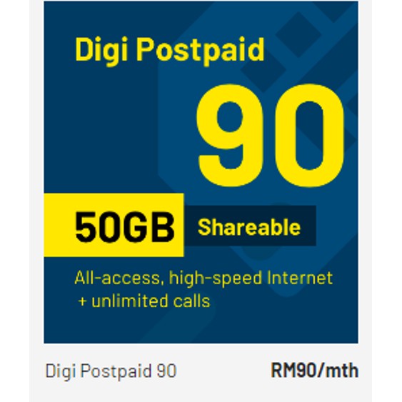 DIGI POSTPAID PLAN MNP (KEKAL NUMBER LAMA) | Shopee Malaysia