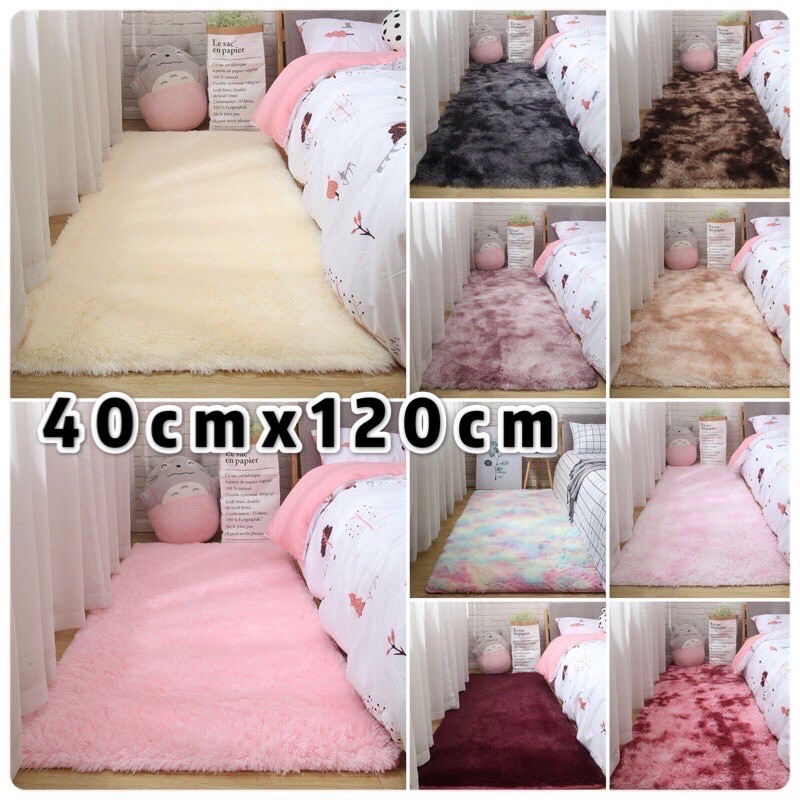 40cm*120cm Soft Furry Fluffy Carpet Floor Mats Permaidani Bulu Karpet ...