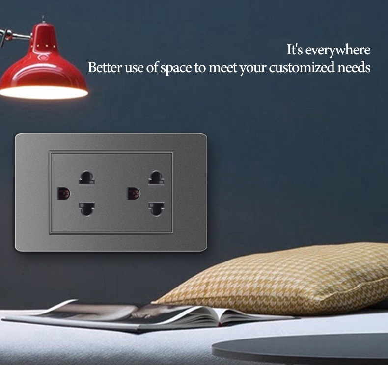 Vollai Wall Switch for Light 15amp Universal Wall Socket Outlet for ...