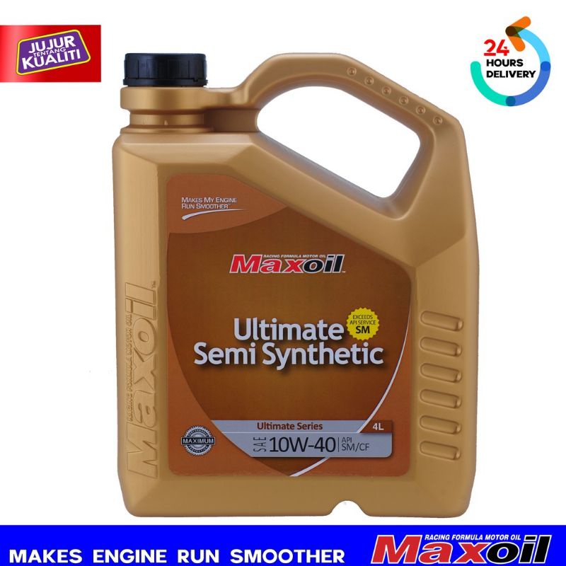 Maxoil Semi Synthetic 10W-40 SM/CF-4L | Shopee Malaysia