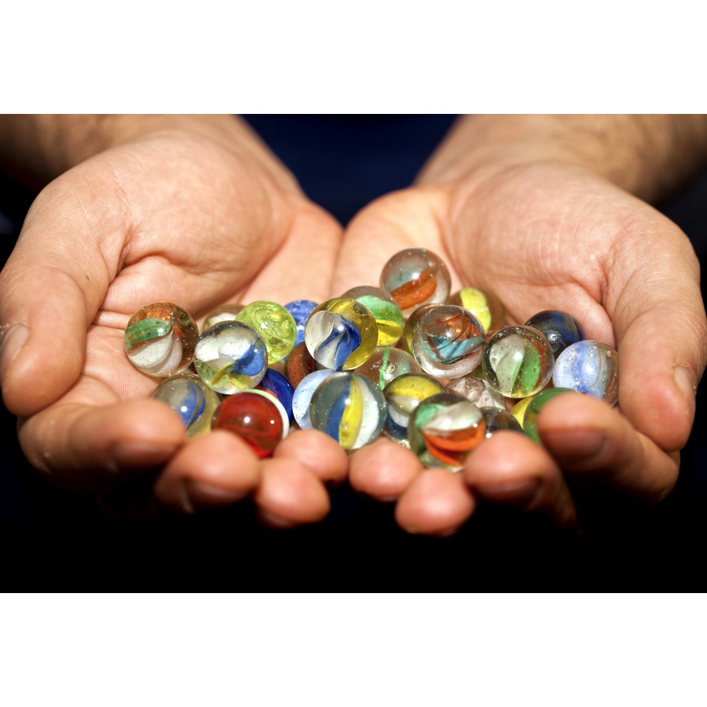 100 Pcs Traditional Glass Marbles Marble Guli Kaca (LOCAL READY STOCKS ...