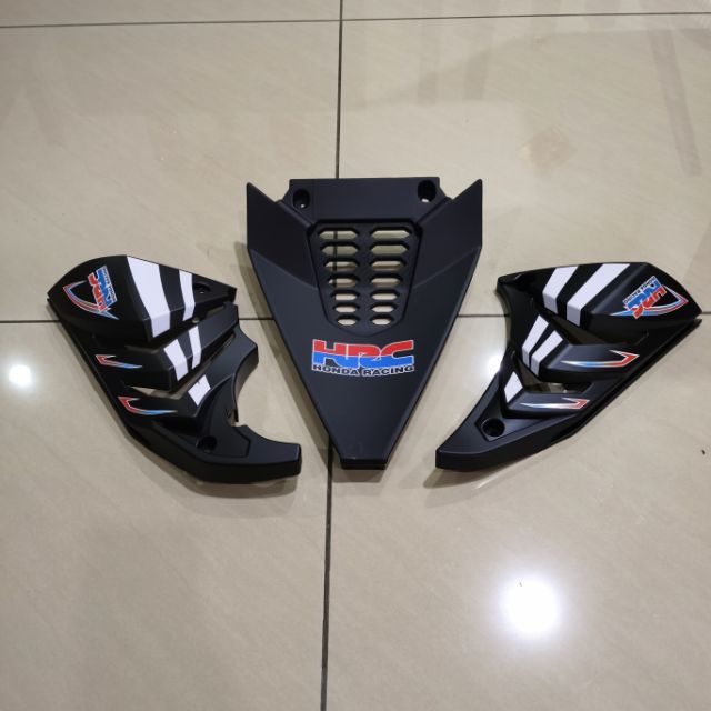 🔥RS150 set Package 2 in 1🔥SIDE ENGINE COVER black+Engine cover black ...