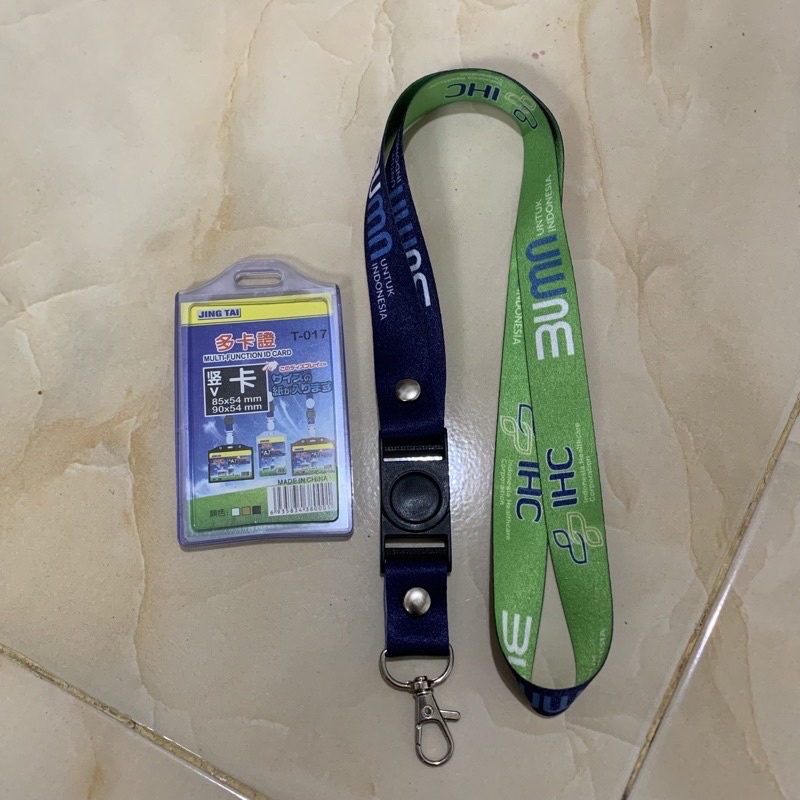 Lanyard Strap id card bumn ihc custom free Unit Design | Shopee Malaysia