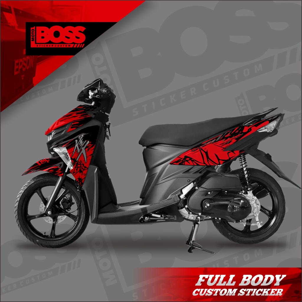 Decal Sticker Yamaha Soul GT 125 Full Body Sticker Decal Soul GT 125 ...