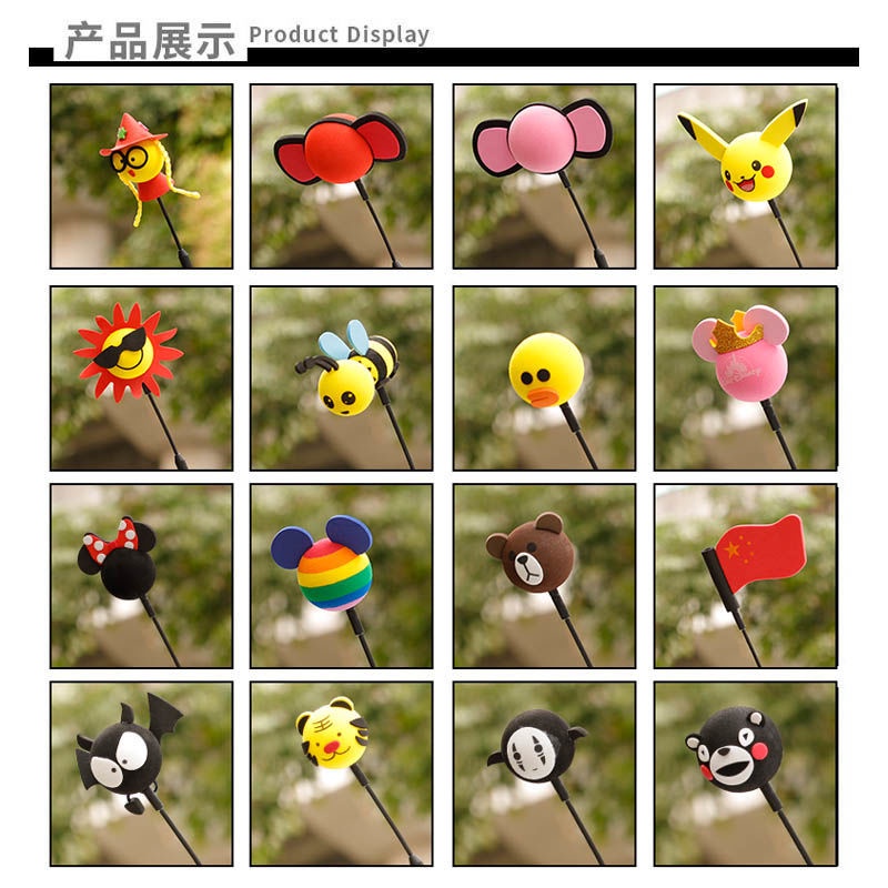 [Various Styles] Car Antenna Decoration Car Exterior Decorations Roof ...