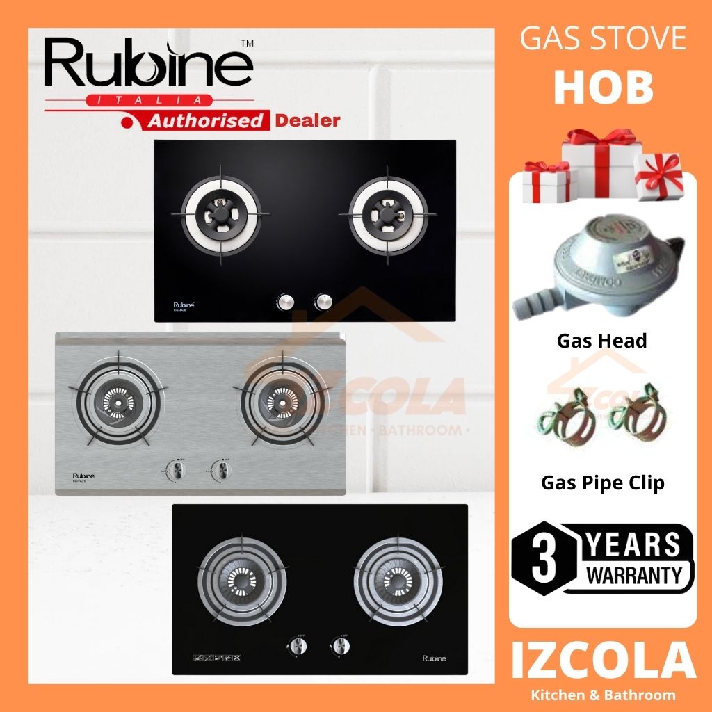 Rubine Built In Gas Hob (VISTA2B//ENYA2B/FIGATA2B/TREZZA2B) | Shopee ...