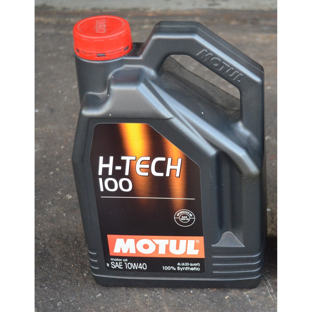 Motul H-Tech 100 Fully Synthetic 10W-40 4L Engine Oil minyak hitam ...
