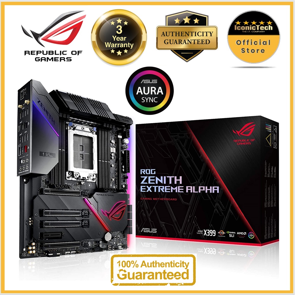 ASUS ROG Zenith II Extreme TRX40 Gaming AMD 3rd Gen Ryzen Threadripper ...