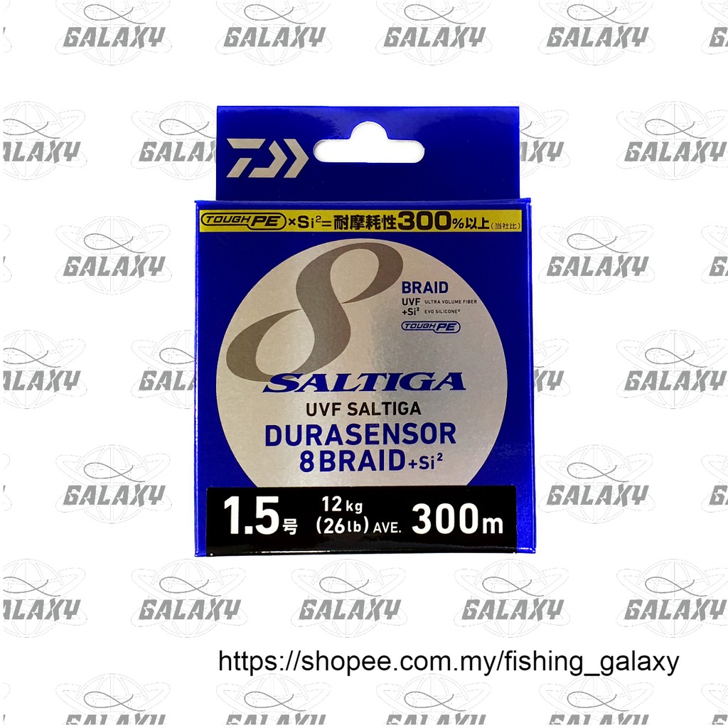 DAIWA Saltiga Durasensor X8 Braid UVF +Si2 (300m) | Shopee Malaysia