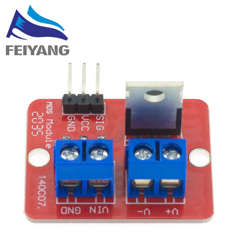 0-24V Top Mosfet Button IRF520 MOS Driver Module For Arduino MCU ARM ...