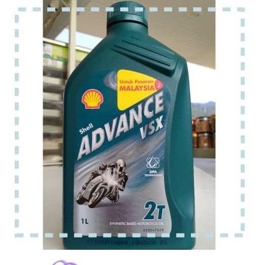 SHELL ADVANCE VSX 2T/1 LITRE | Shopee Malaysia