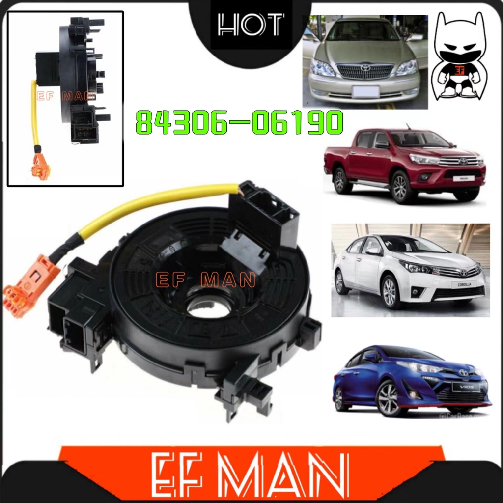 TOYOTA CLOCK SPRING HILUX REVO HIACE KDH200 CAMRY ACV50 HARRIER ALTIS ...