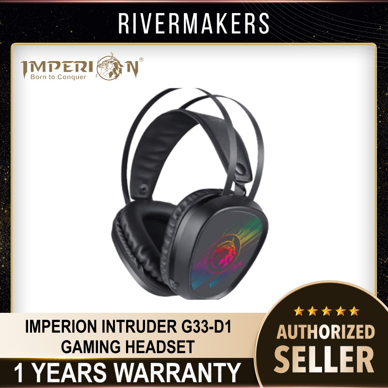IMPERION Professional Gaming Headset 40mm with RBG 7 Colour ( HS-G33-D1 ...