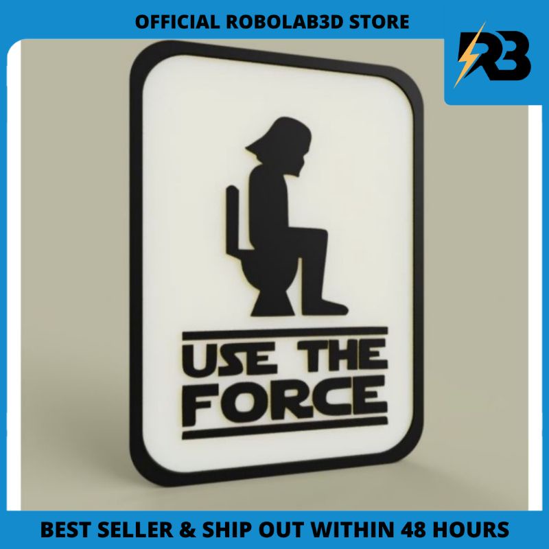 Star Wars Darth Vader Use The Force Sign | Shopee Malaysia
