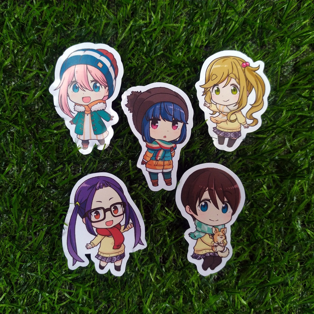 Yuru Camp Anime Sticker / Rin Nadeshiko Aoi Pack Sticker | Shopee Malaysia