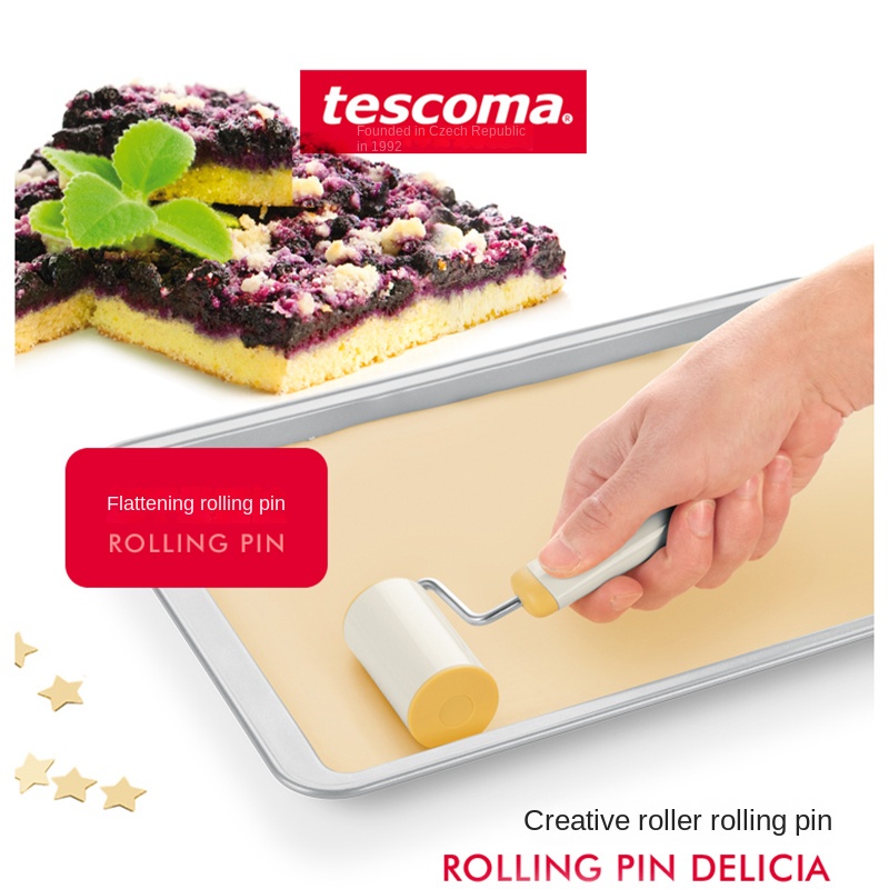 T Shape Pastry Roller, Fondant Bakery for Kitchen Pin Pastry Tool Dough ...