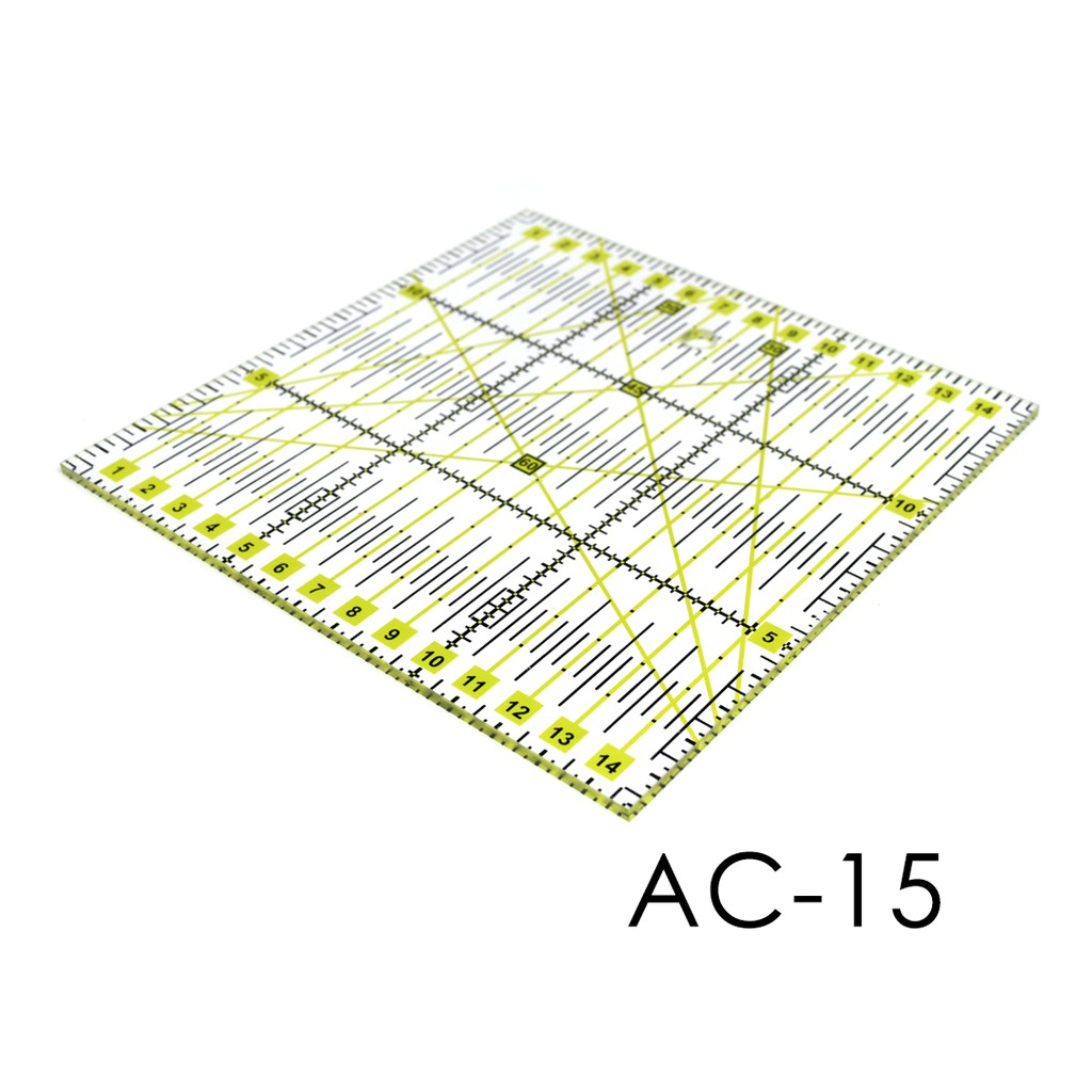 Freya AC-15 Square Quilting Ruler - Quilting Sewing Ruler 15cm x 15cm ...