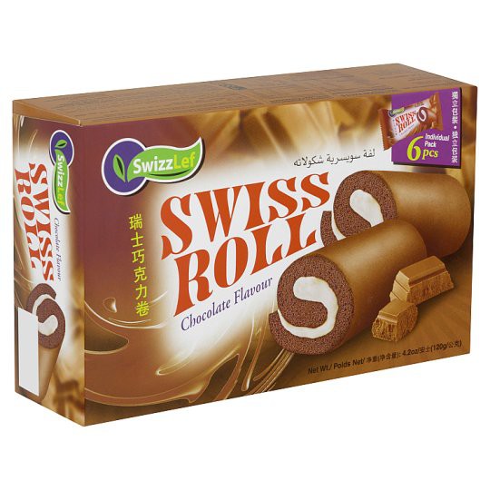 Swizzlef Swiss Roll (Chocolate Flavour, Blueberry Flavour, Strawberry ...