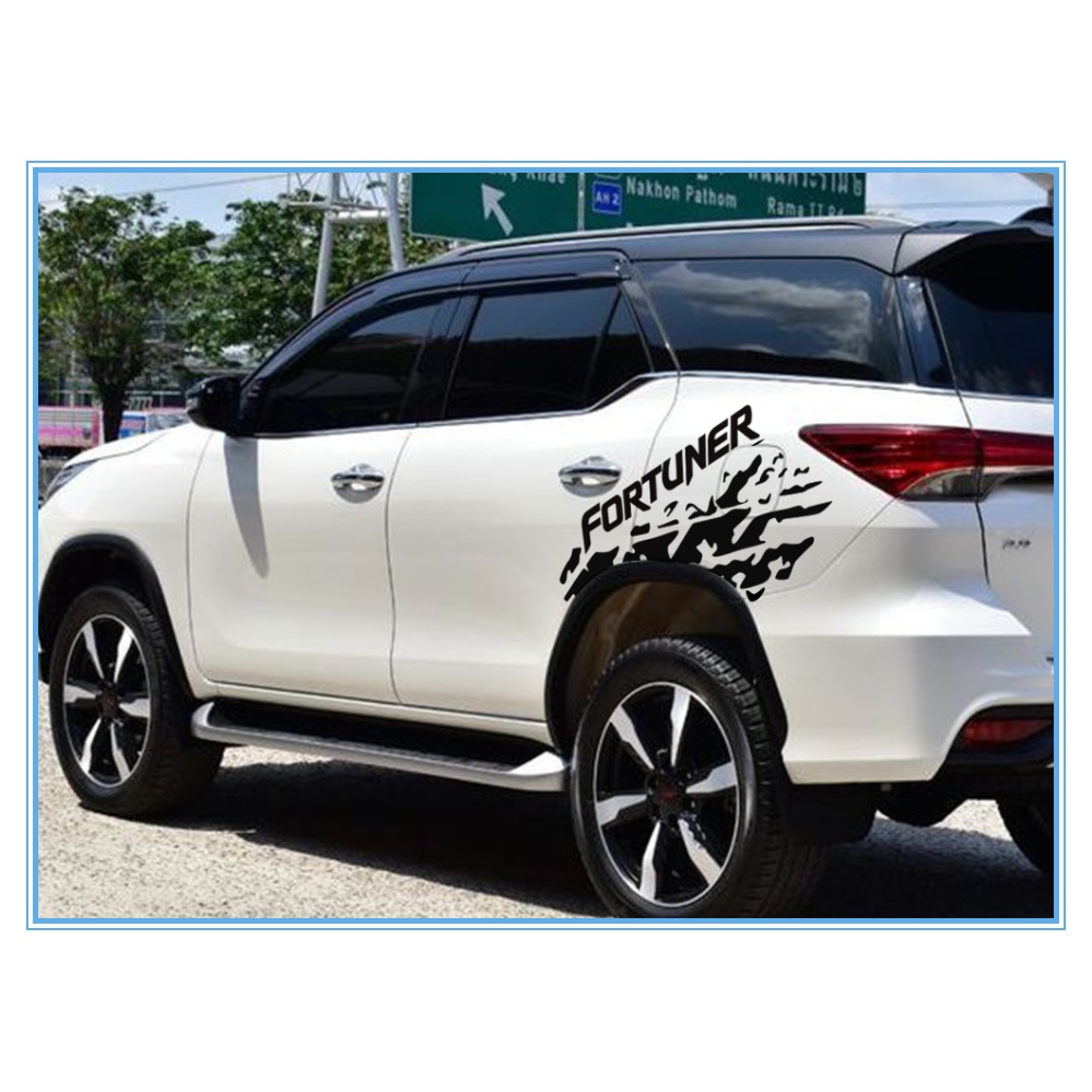 Toyota Fortuner Sticker Car Body Side Lining Pelekat Kereta Truck TRD ...