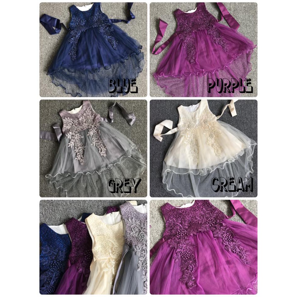 Princess 269 Sleeveless Gown Dress Kids (Gaun Budak Aqiqah /flower girl ...