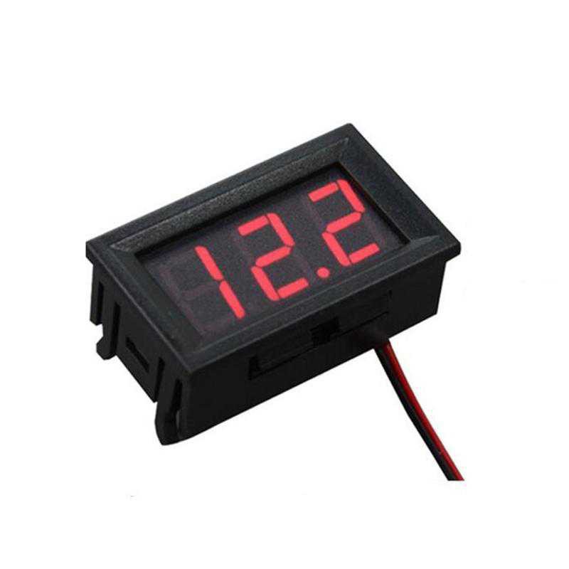 VOLT METER DIGITAL VOLT METER LED 12V ~ 24V Digital Display Voltmeter ...