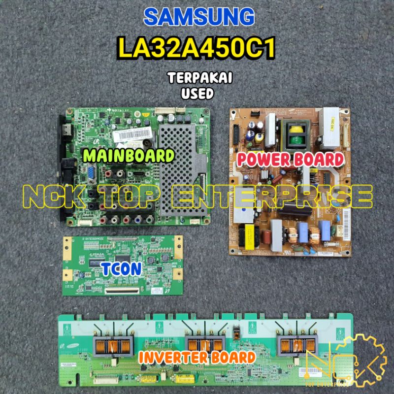 SAMSUNG LA32A450C1 POWER BOARD / MAINBOARD / Inverter Board / TCON BN44 ...