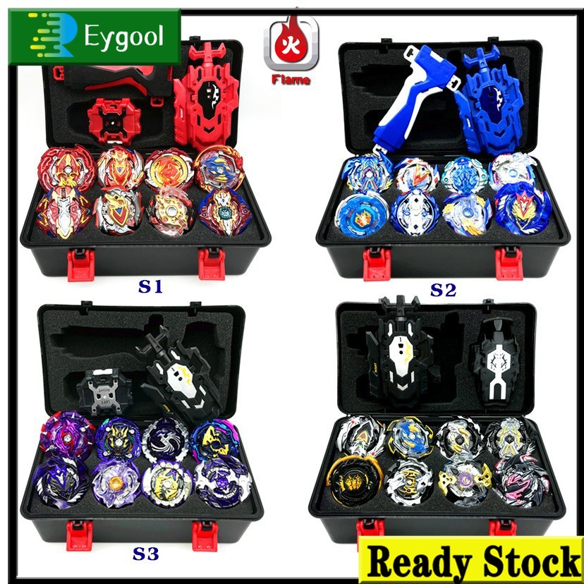 Eygool Store FLAME Combination Beyblade Burst Set Toy Beyblades Arena Bayblade Fusion 4D With ...